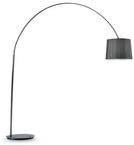 Ideal Lux Stojací lampa DORSALE Barva stínidla: bílá, Barva podstavce: černá