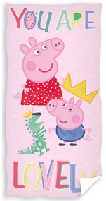 Dětská osuška Prasátko Pepina Lovely Pig 70x140 cm