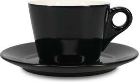 Černý porcelánový šálek na latte 280 ml Barista – BonBistro