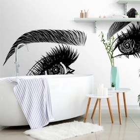 Samolepící tapeta minimalistické ženské oči - 150x100 cm