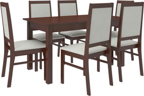 ADRK Furniture Sada stolu s židlemi RODOS 25 SE-ROD-25-DW-B052