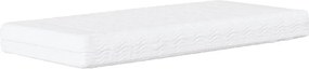Postel s matrací Dover modrá 100 x 200 cm samet 3208355