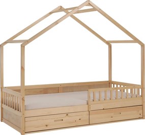 Postel Montessori BIANKA, 90x200, masiv přírodní Kondela 0000396818