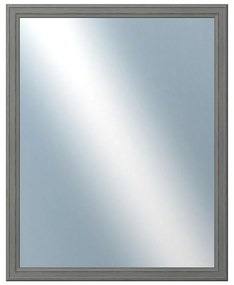 DANTIK - Zarámované zrcadlo - rozměr s rámem cca 80x100 cm z lišty STEP tmavěšedá (3021)