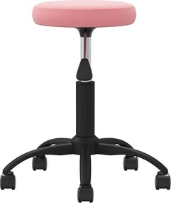 Jídelní židle růžová samet 3085732