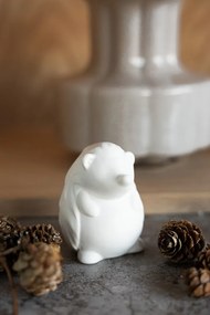 Keramická dekorace ježeček Rufus White 7 cm Storefactory Scandinavia