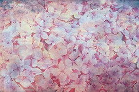DIMEX | Samolepicí vliesová fototapeta na zeď Abstrakt květy jabloně I. MA-5-0354 | 375 x 250 cm | vícebarevná, růžová