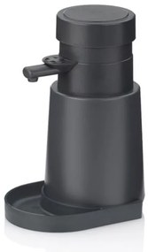 KELA Dezinfekční dávkovač Aurie 450 ABS plast tmavě šedý 17,0 cm 8,5 cm  450,0 ml KL-24508