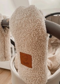 Inf Rukavice na kočárek Lamb – béžová