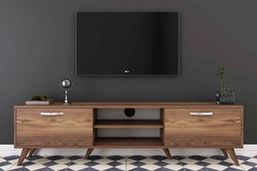 Designový TV stolek Einya 180 cm vzor ořech