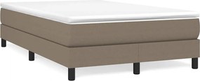 Rám postele s boxspringem taupe 120 x 200 cm textil 3120504