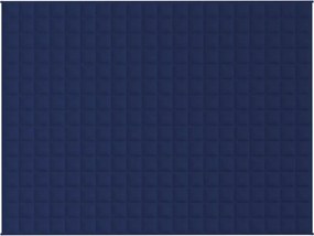 Zátěžová deka modrá 152 x 203 cm 7 kg textil 3154801
