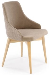 Židle MALAGA (Světle hnědá / Bukové dřevo)
