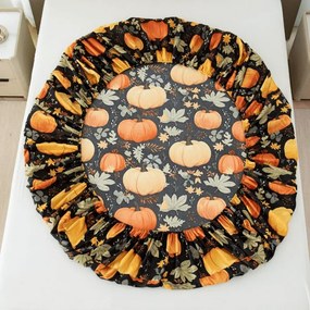 Prostěradlo z mikrovlákna ORANGE PUMPKINS barevné 90x200 cm