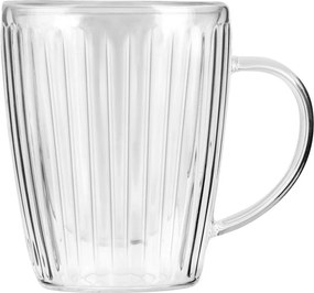 Skleněné hrnky v sadě 2 ks na cappuccino 250 ml Livio Duo – Vialli Design