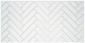 Wall Art Decor, PVC obkladové 3D panely Parkety bílé
