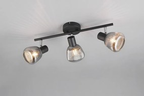 Černé bodové svítidlo ø 10 cm Tarifa – Trio