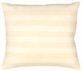 Dadka Povlak na polštář atlas grádl šampaň proužek 2 cm  40x40 cm