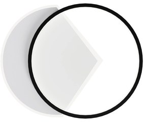 Toolight Toolight, stropní svítidlo 50cm, 30W, 3000K, LHJ076-C, černá-bílá, OSW-50037