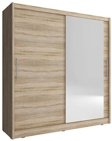 PIASKI ŠATNÍ SKŘÍŇ MAJA I.1 180/200/62 s posuvnými dveřmi a 1x zrcadlo