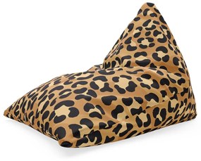 Sablio Sedací vak Triangl Gepardí vzor: 120 x 100 x 100 cm