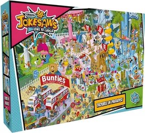 GIBSONS Puzzle Jokesaws: Trouble in Paradise / 1000 dílků / 68 x 49 cm