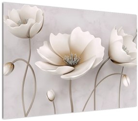 Obraz bílých květin (100x70 cm), 40 dalších rozměrů