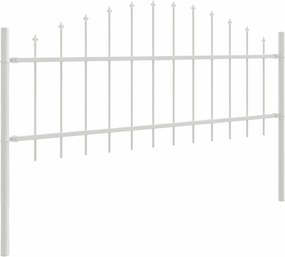 Zahradní plot WOERDEN 2 ks 170 x 115 cm Práškově lakovaná ocel 3360136