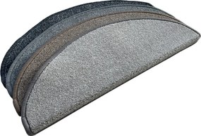 Vopi Nášlapy na schody Messina šedá půlkruh, samolepící - 28x65 půlkruh (rozměr včetně ohybu)
