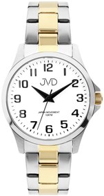Dámské čitelné vodotěsné nerezové hodinky JVD J4190.3