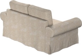Potah na pohovku IKEA Backabro 2-místná, rozkládací barva béžová látka pletený vzor, vzorované
