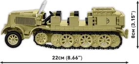 COBI 3143 Sd.Kfz.8 s Flak 36 8,8 cm / Stavebnice / 975 kostek / 2 figu