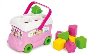 Clementoni Prostrkávadlo Autobus Minnie / od 10 měsíců
