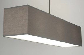 Závěsné designové šedé svítidlo nad stůl Bahia Grey