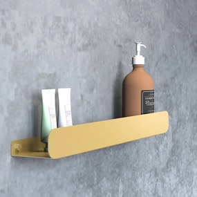 Rea Rea, Koupelnová police SF03 60cm gold brush, REA-06009