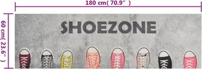 Kuchyňský koberec omyvatelný Shoezone 60 x 180 cm samet 136562