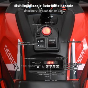 Costway 12 V elektrická dětská čtyřkolka se světlomety 4 kola dětské auto
