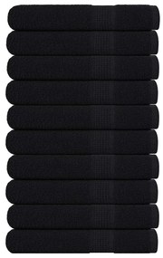 Saunové osušky FROGN 10 ks černé 80x200 cm 360 g/m² 136961