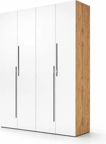 Skříň 4D 160 cm dub appalačský / nymphaea alba Space