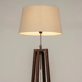 Stojací designová lampa Paola Taupe and Dark Brown