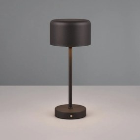 Matně černá LED stmívatelná stolní lampa (výška 30 cm) Jeff – Reality