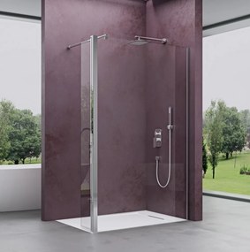 design sprchový kout WALK-IN box BREMEN - Chrome SIDE 50-160cm