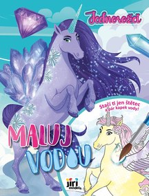 JIRI MODELS Maluj vodou A4 Jednorožci omalovánky 1