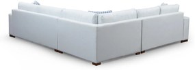 Designová rohová sedačka Bellona 322 cm béžová - levá