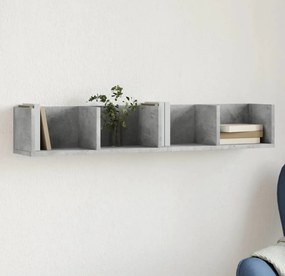 vidaXL Nástěnná skříňka 99 x 18 x 16,5 cm kompozitní dřevo [840451] Barva: Betonová šedá