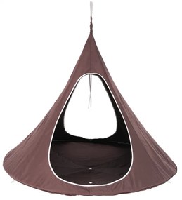 Závěsné křeslo KLORIN NEW TYP 2 BIG SIZE CACOON HAMMOCK Tempo Kondela Šedá