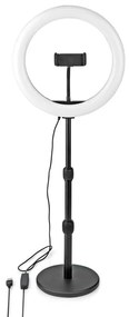 Nedis | Nedis RLSTND200BK - LED Stmívatelná lampa se stojanem a držákem LED/6W/USB | NE0572