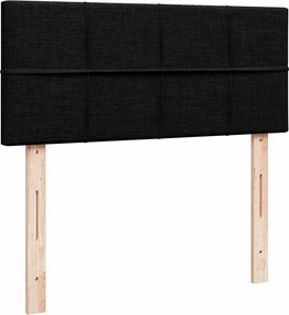 Box spring postel s matrací černá 120x200 cm textil 3287425