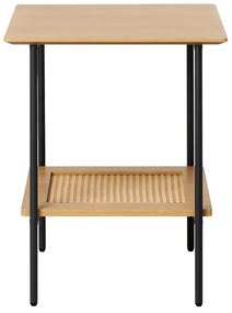 Designový odkládací stolek Lakshmana II 45 cm přírodní dub