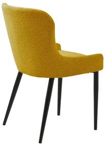 Žlutá jídelní židle Ontario – Unique Furniture